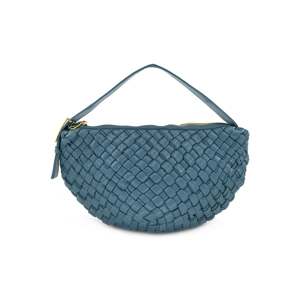 BC BAGS BLUE WOVEN BAG – FRIPPERY